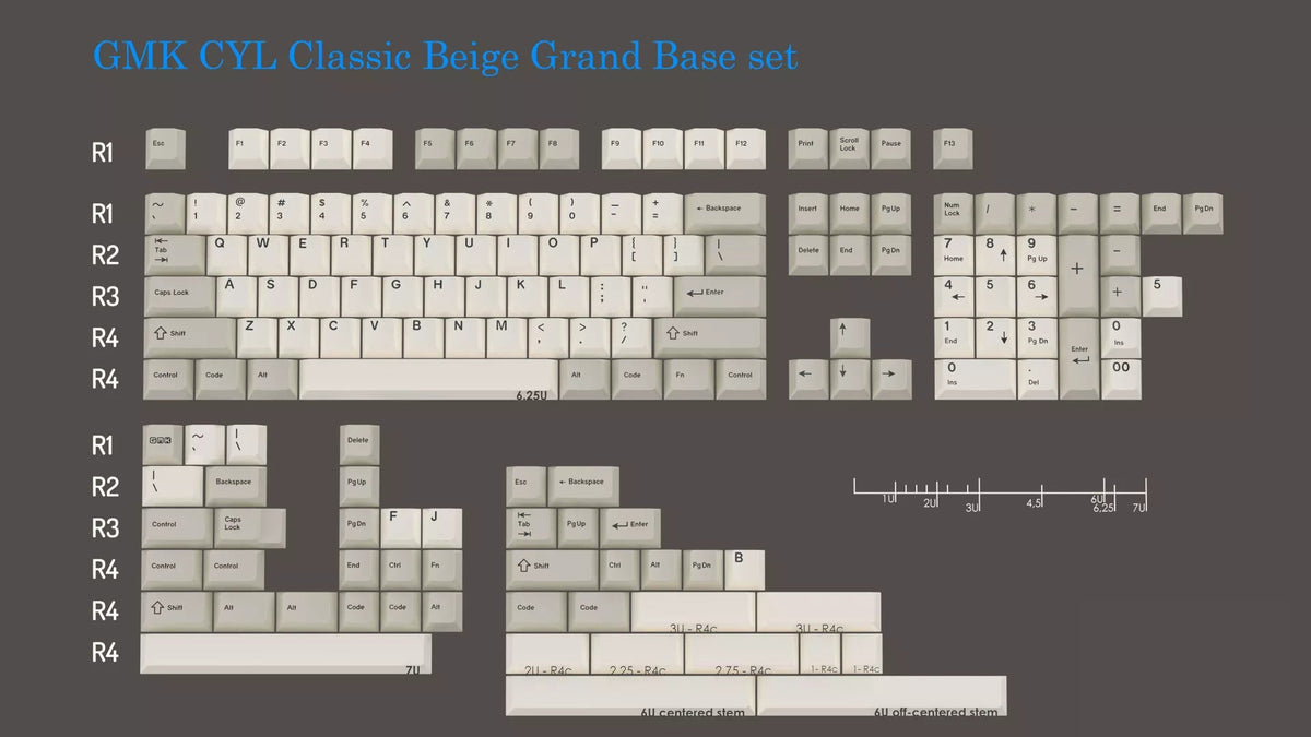 GMK CYL Classic Beige – NovelKeys LLC